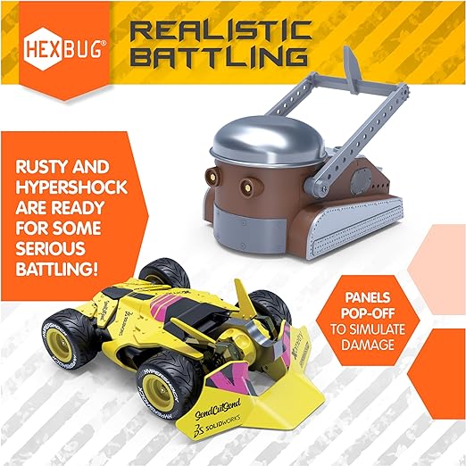 Hexbug BattleBots Rival V6 Rusty And Hypershock – ShenanigansToys