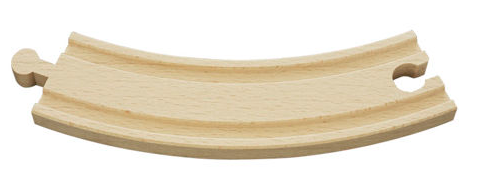 Large Curved Wooden Train Track Piece – ShenanigansToys